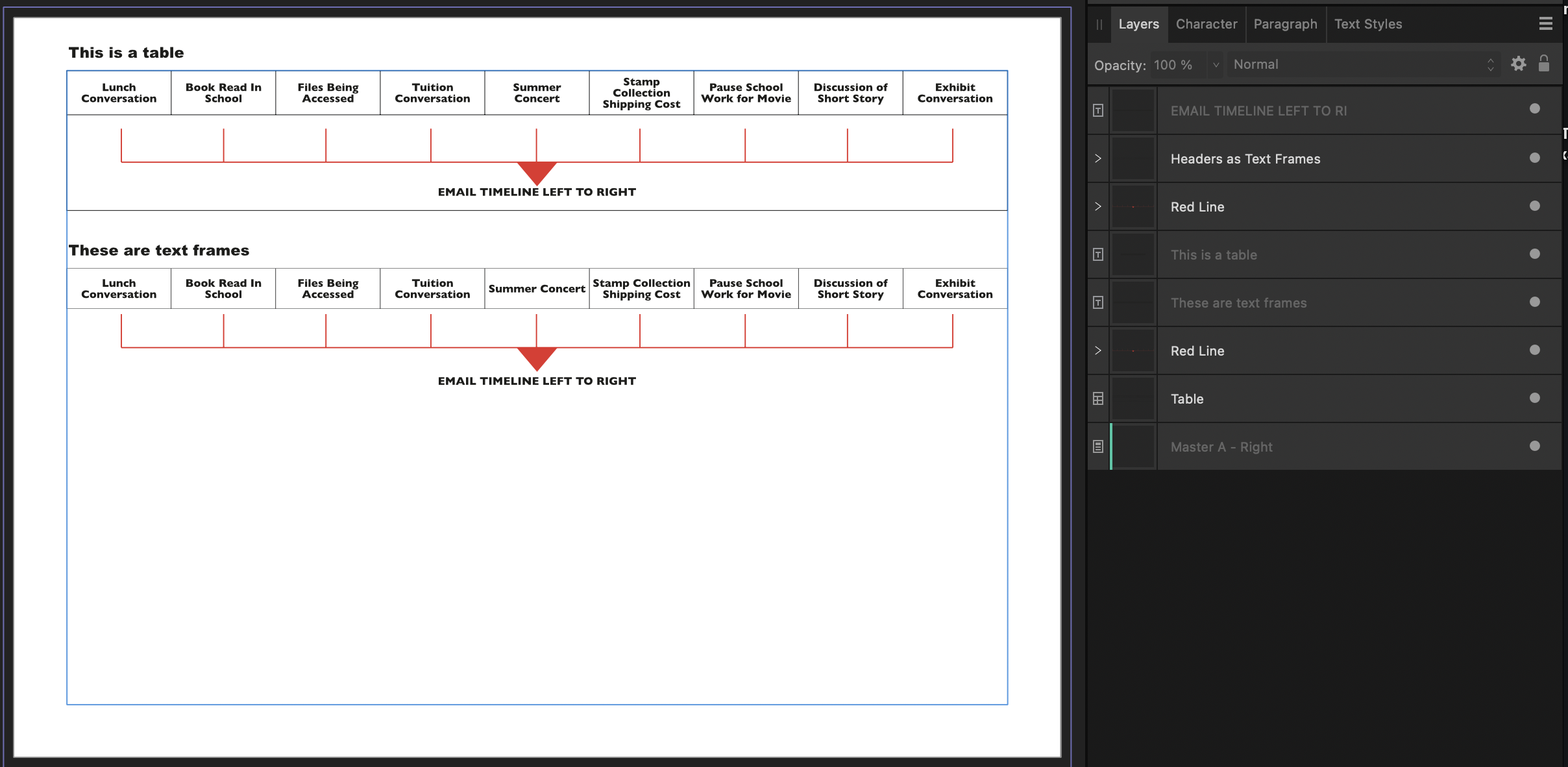 splitting single text frame into multiple ones - Desktop Questions ...