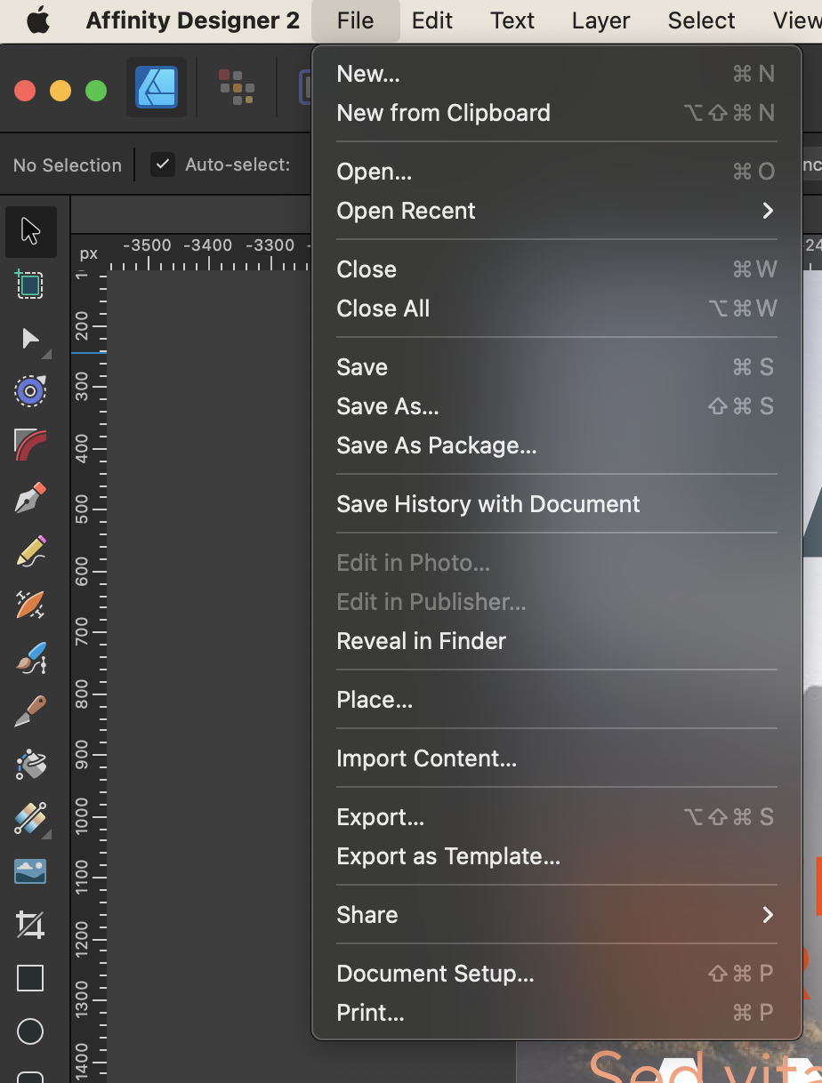 V2.5 bug File>edit in... is not available - V2 Bugs found on macOS - Affinity | Forum