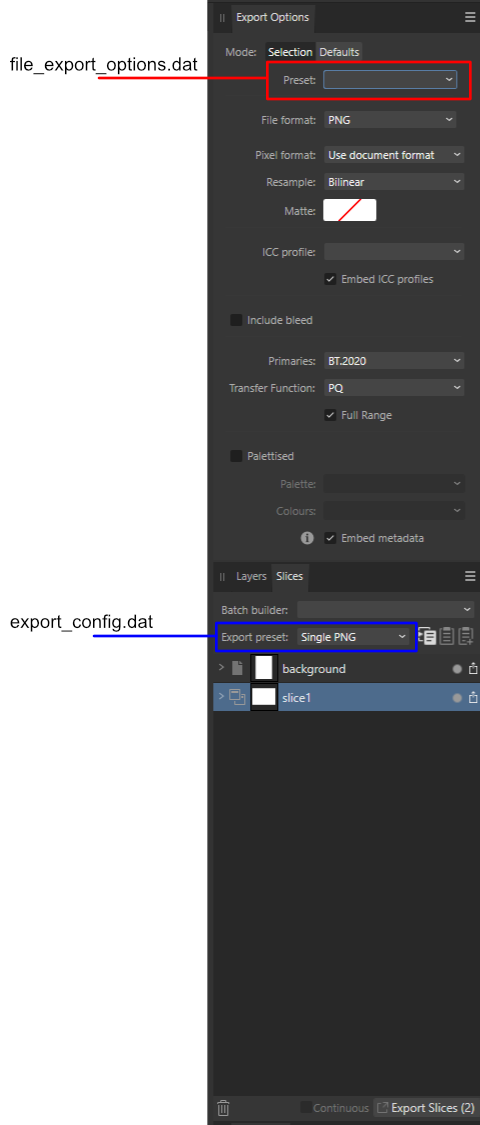 AD export options in export persona - Desktop Questions (macOS and Windows) - Affinity | Forum