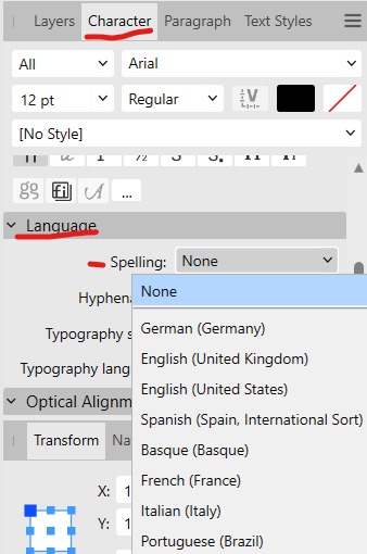 Multiple Language Support Concurrent Feedback For The Affinity V2