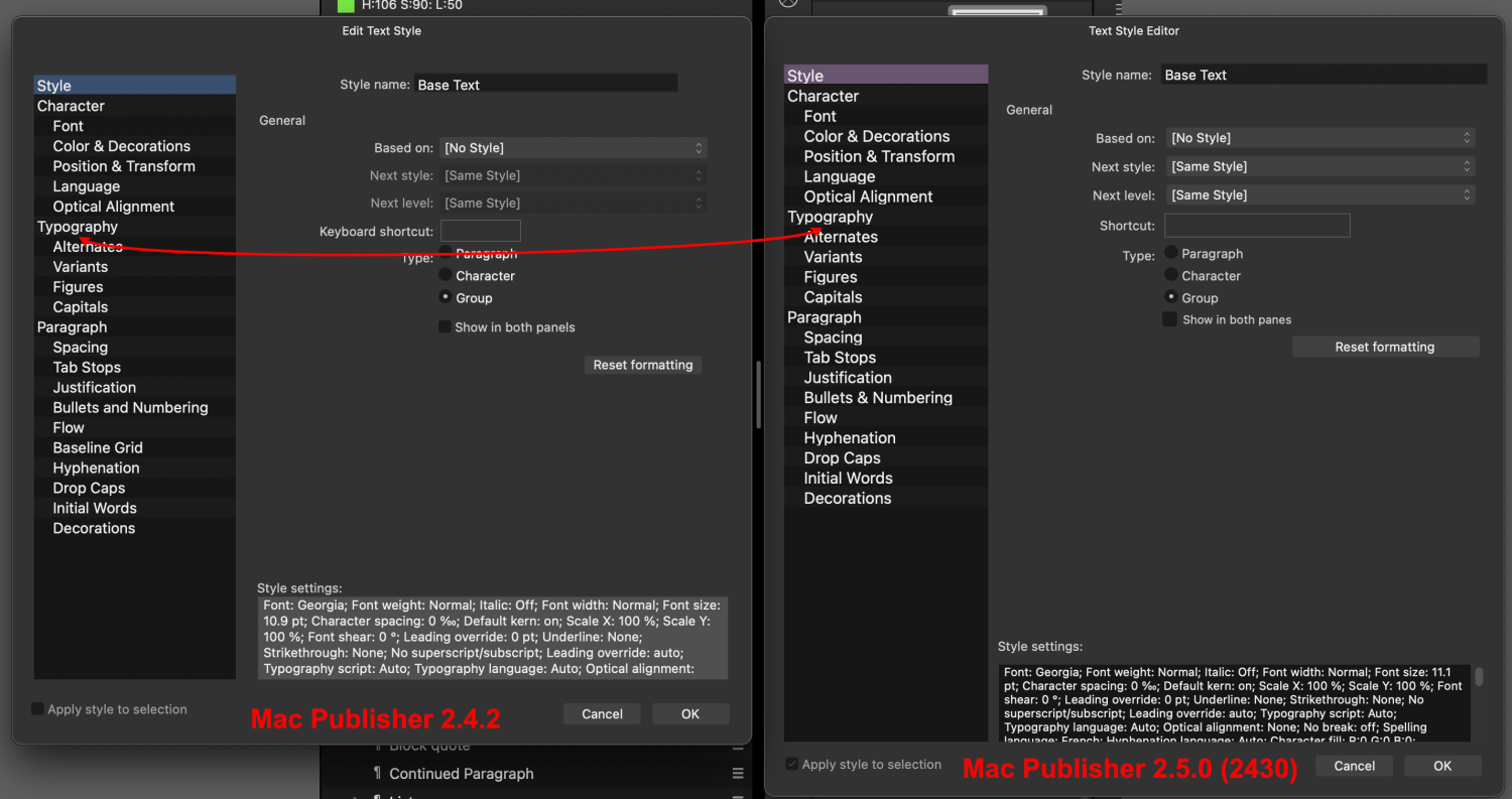 Clipped Text in Text Style Editor Section Names - [ARCHIVE] 2.5, 2.4, 2 ...