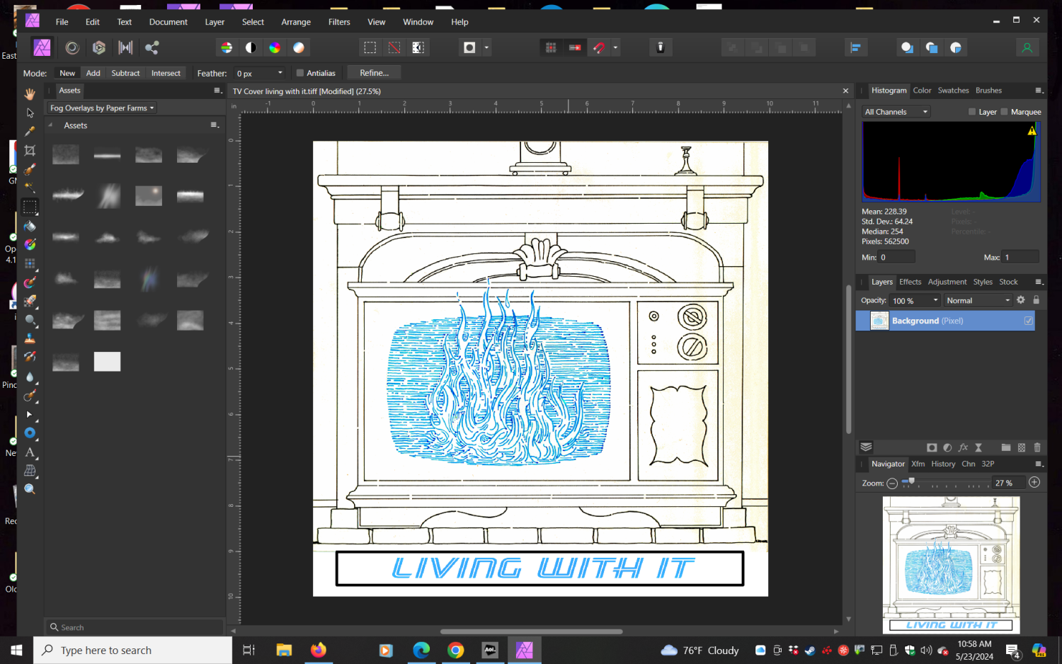 How to delete vector objects in a background pixel image? - Desktop ...