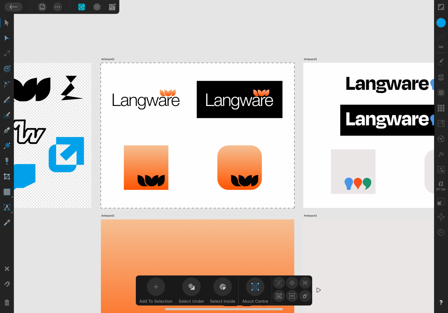 Dashed running line around artboard on v1 - iPad Questions - Affinity ...