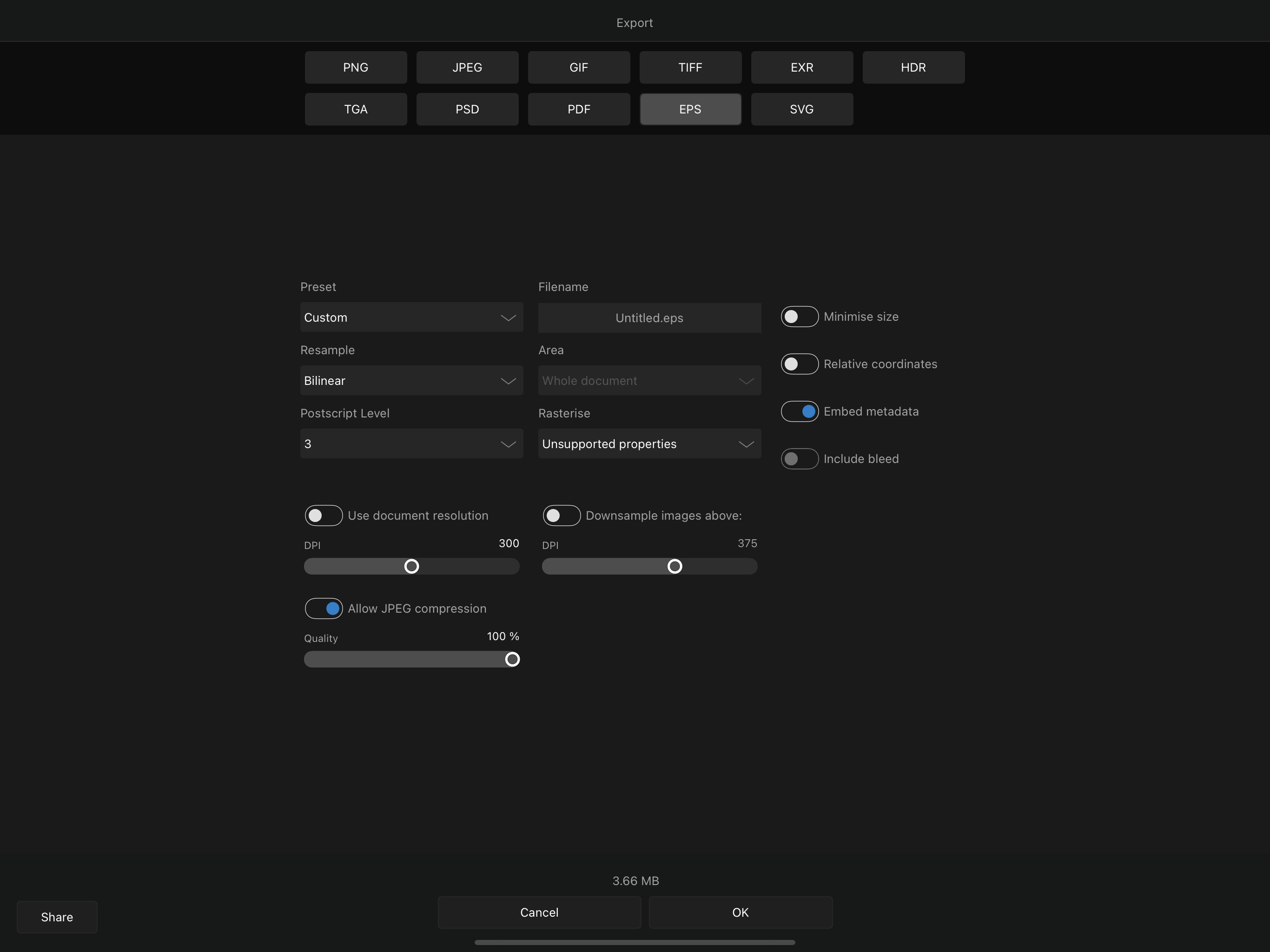 Export issue EPS cut image - Affinity on iPad Questions - Affinity | Forum