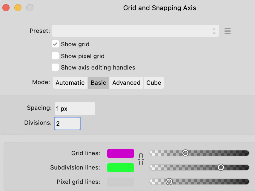 Easy Way to créate a 1 pixel Line - Desktop Questions (macOS and Windows) - Affinity | Forum