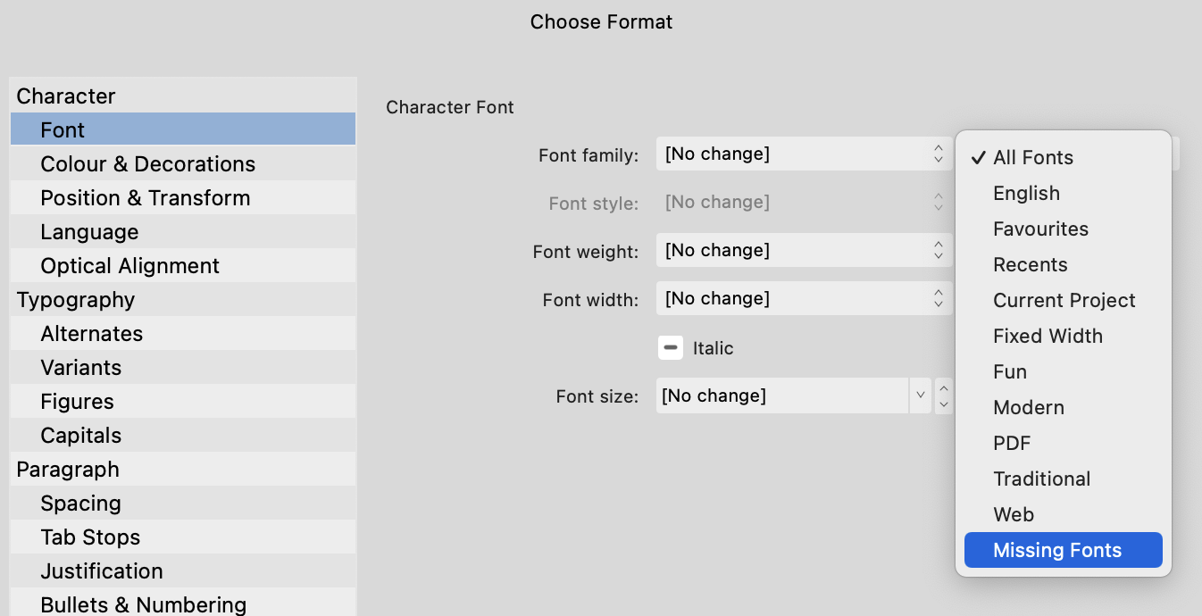 Apub 2.5.2 fix missing font? - Desktop Questions (macOS and Windows) - Affinity | Forum