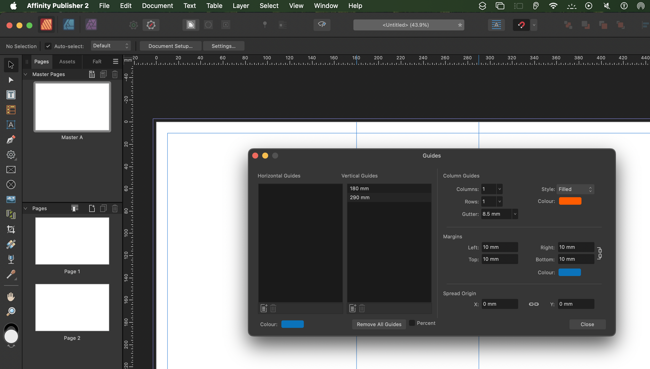 AfPub: Creating Layout with several pages *next to each other* - Desktop Questions (macOS and ...