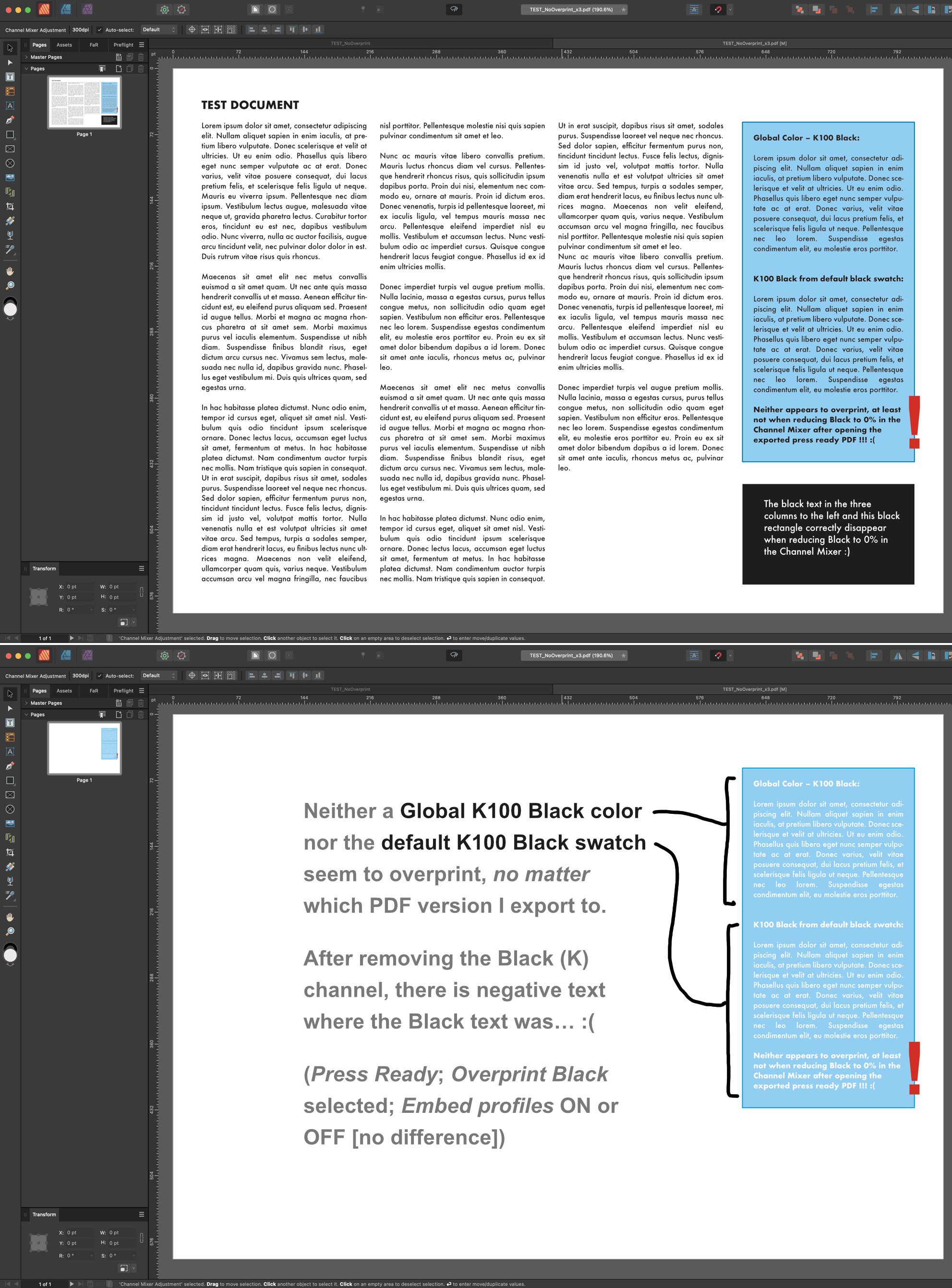 Overprint Black seemingly not working - V2 Bugs found on macOS - Affinity | Forum