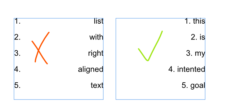 Alignment Of Numbered Lists Desktop Questions Macos And Windows