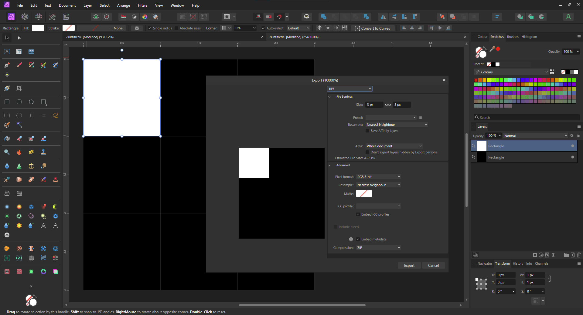 Why am I ‘missing’ a row and column of pixels when using a Fill Layer? - Desktop Questions ...