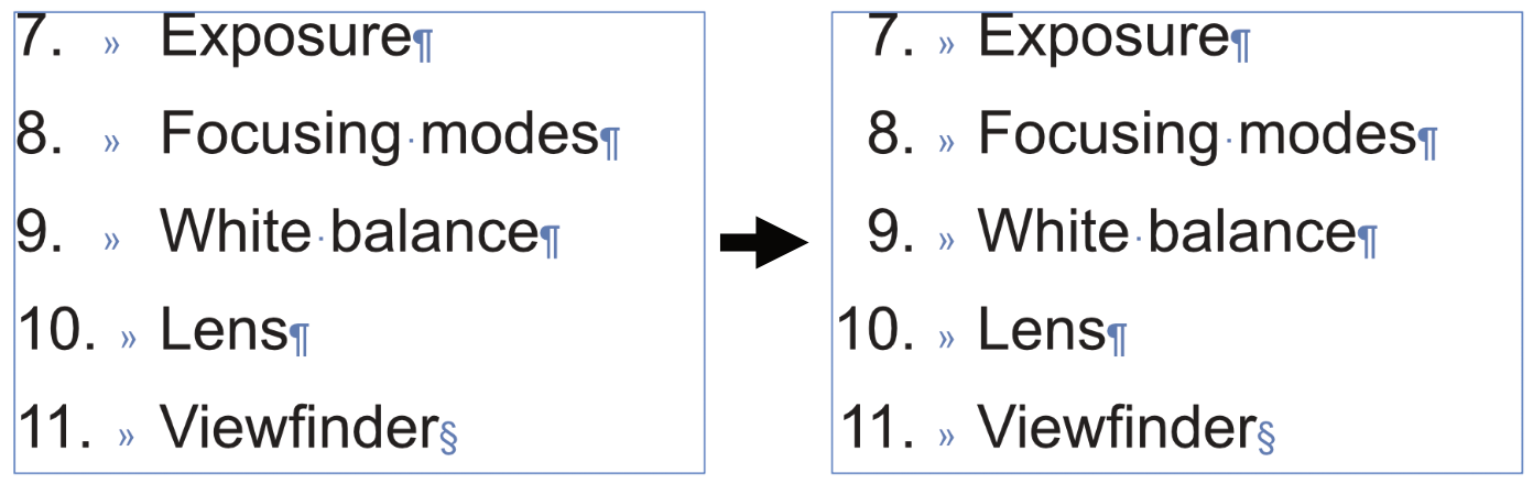Alignment Of Numbered Lists Desktop Questions Macos And Windows