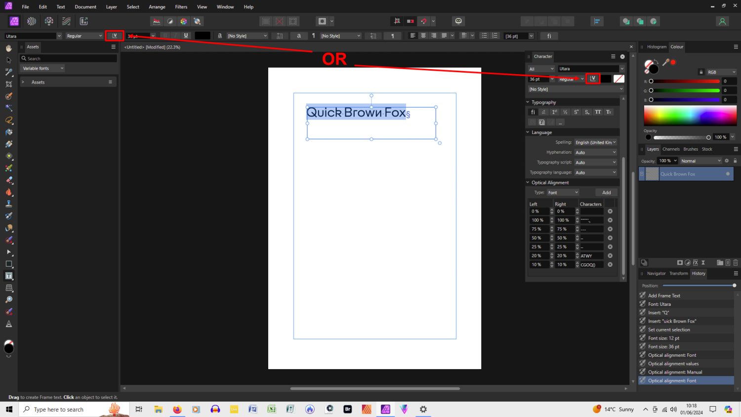 Variable Fonts - Desktop Questions (macOS and Windows) - Affinity | Forum