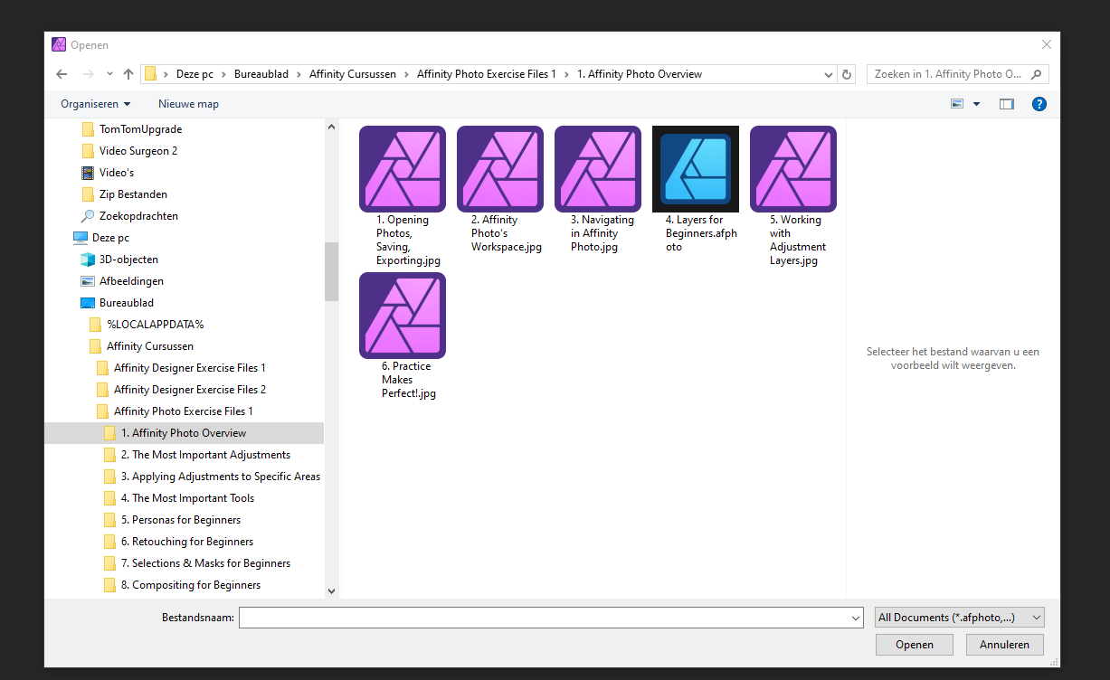 Photos not visible in the open icon. - Desktop Questions (macOS and Windows) - Affinity | Forum