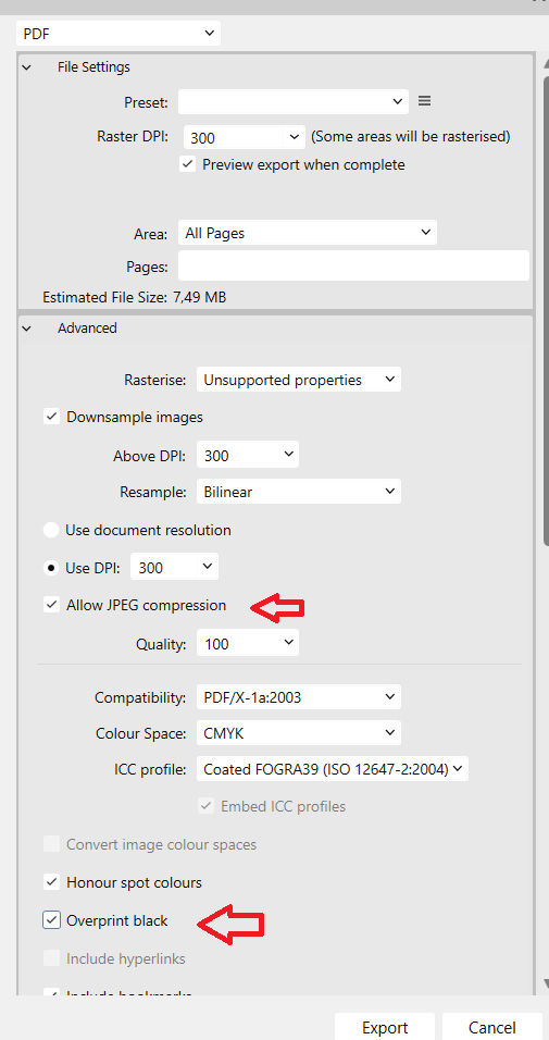 PDF-EXPORT; 2 vragen... - Affinity on Desktop Questions (macOS and Windows) - Affinity | Forum