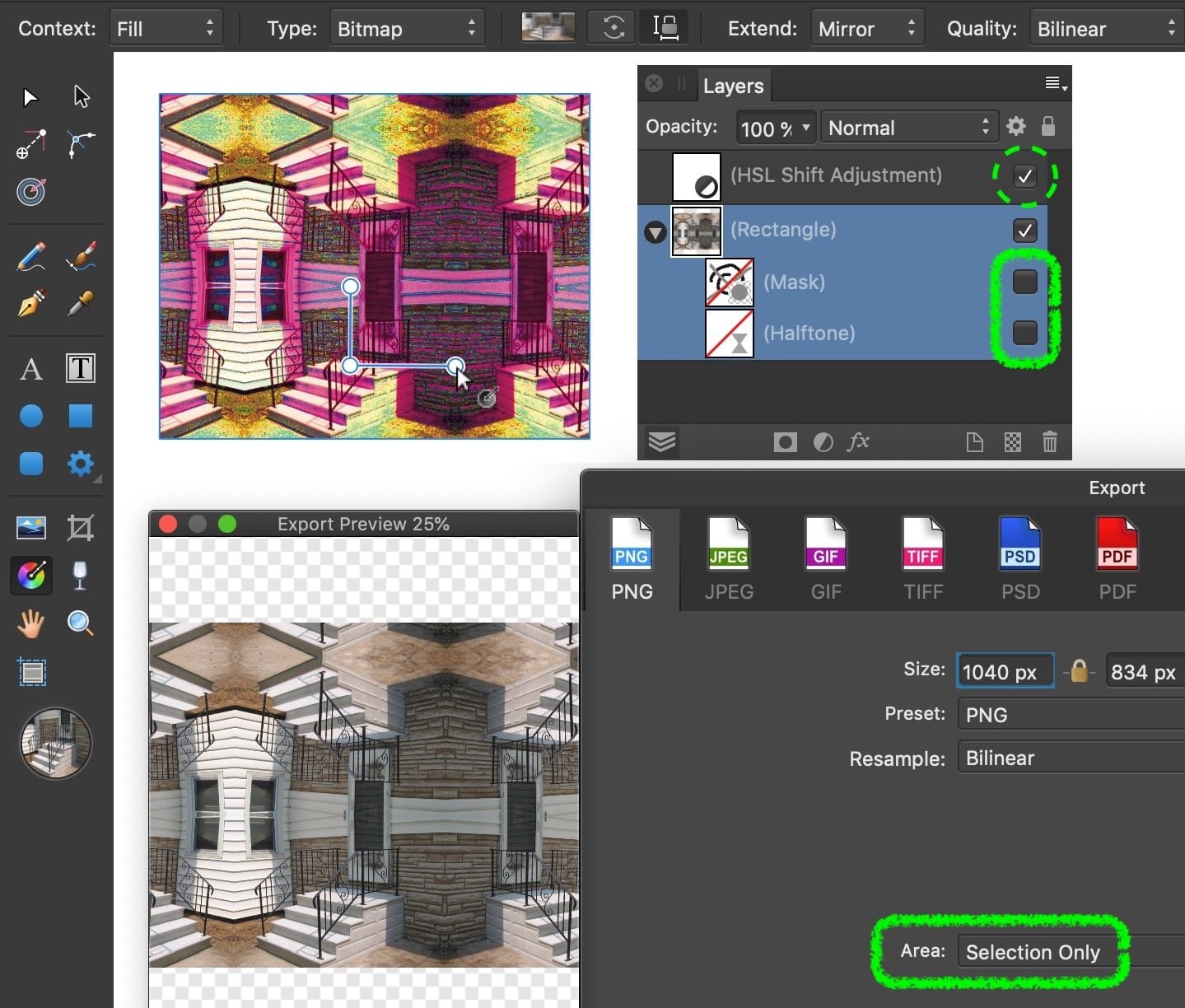 ⭐ How to edit bitmap fill in Affinity Designer 2 - Affinity on Desktop ...