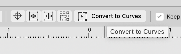 Where is the Convert To Curves button in Affinity Designer *TWO* please ...