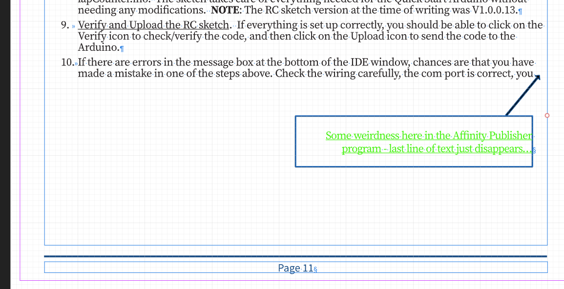 Last Line Of Text On Page Disappears V2 Bugs Found On Windows