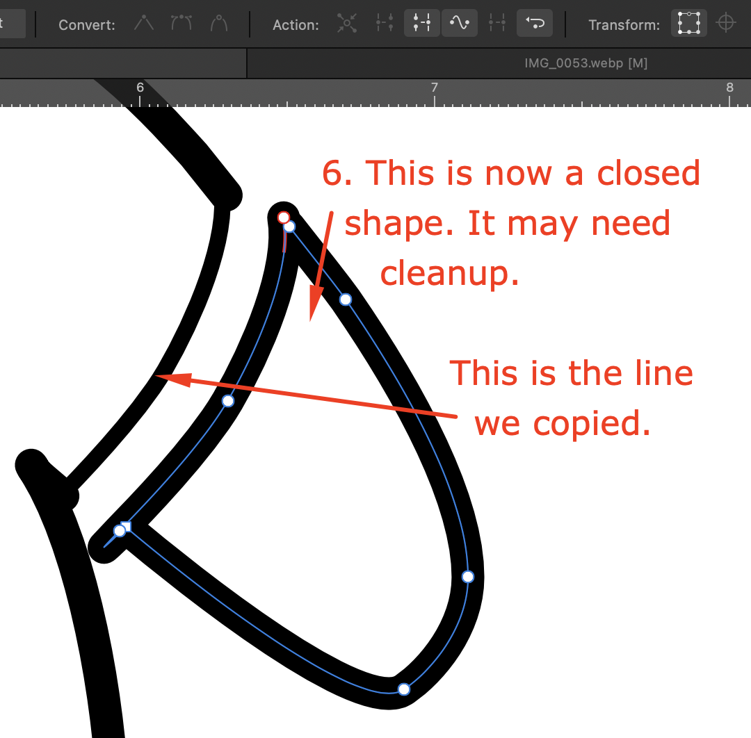 How to split a closed curve with a line curve? - Desktop Questions (macOS and Windows ...