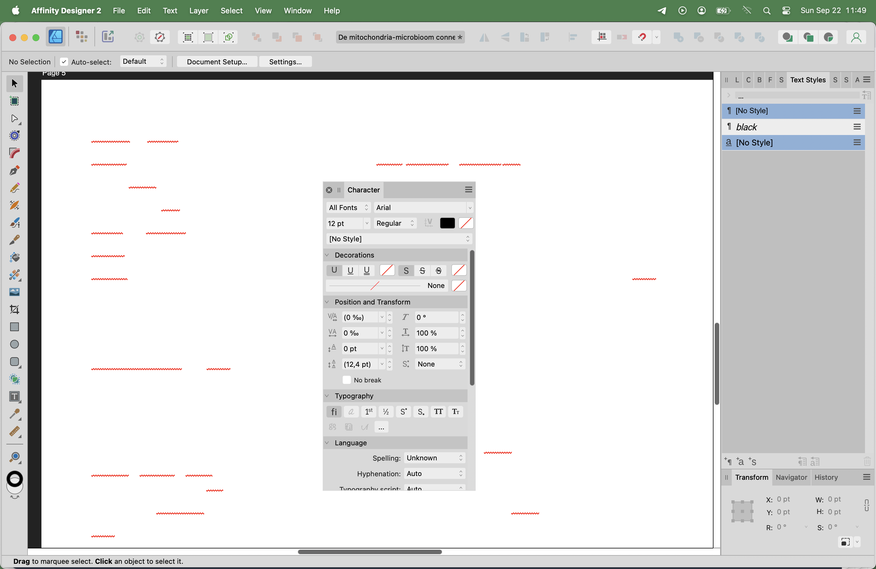 Designer V2 / PDF: Vector text is not visible or selectable/editable in ...