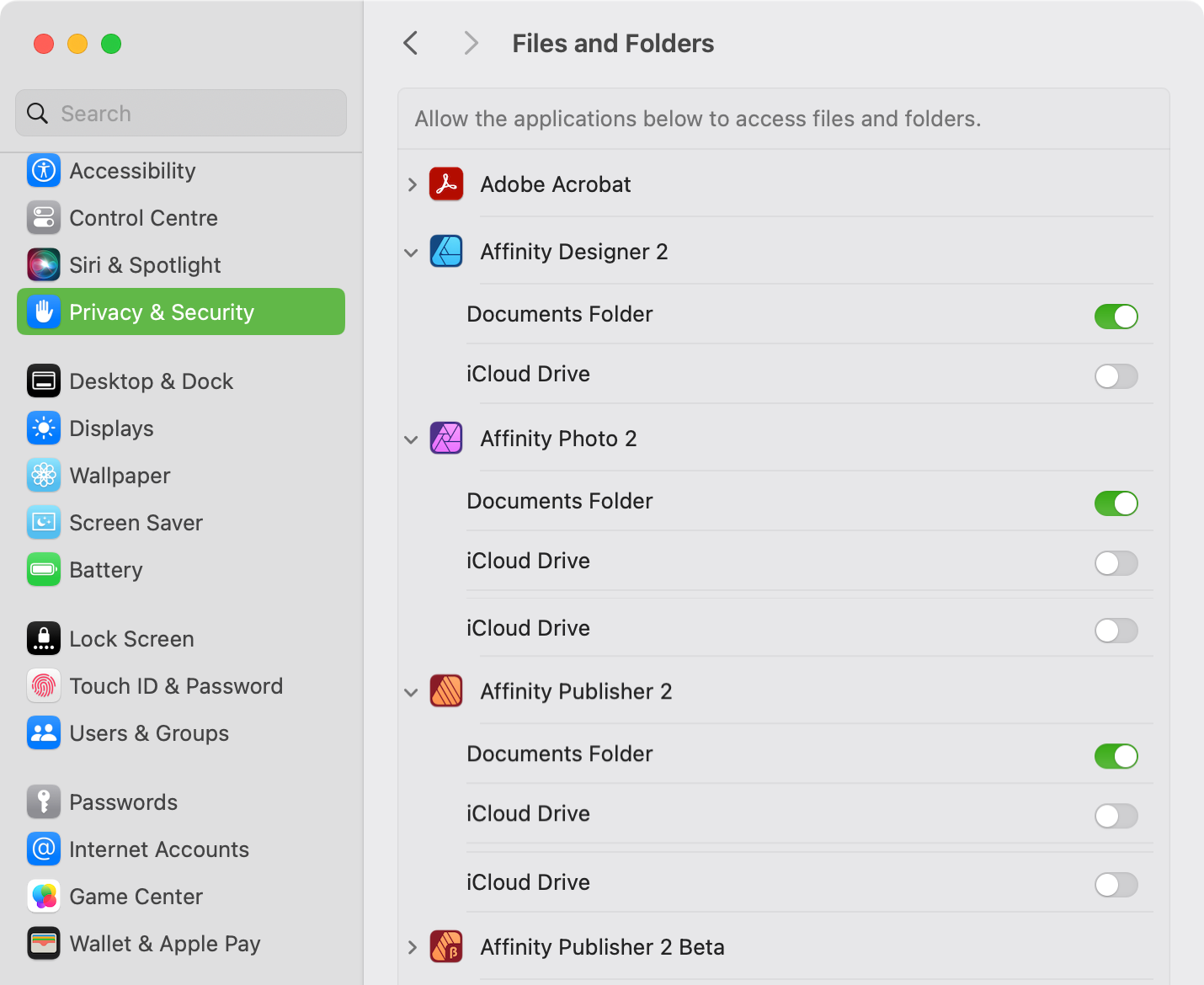 Affinity Designer Freezing On Macos And Cannot Save Files V2 Bugs