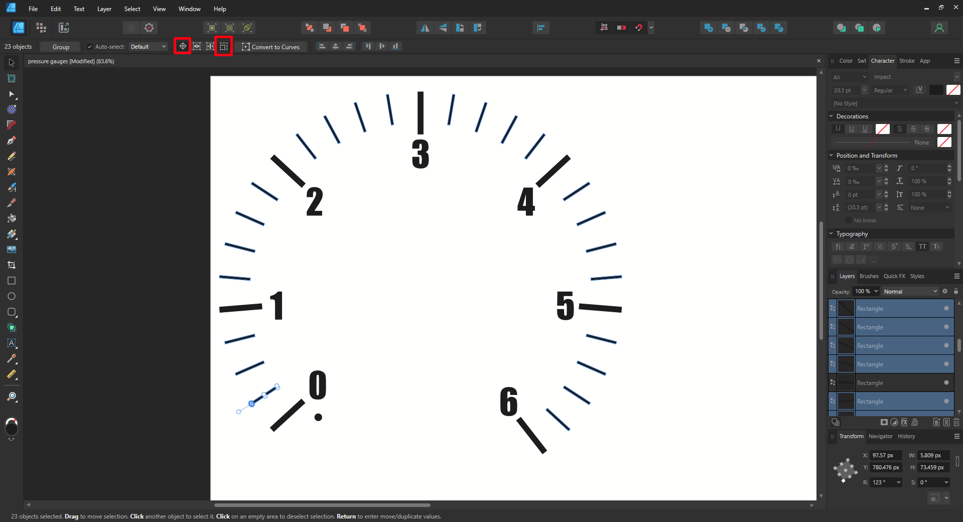 Transform Objects Separately works weird(Designer) - Desktop Questions (macOS and Windows ...