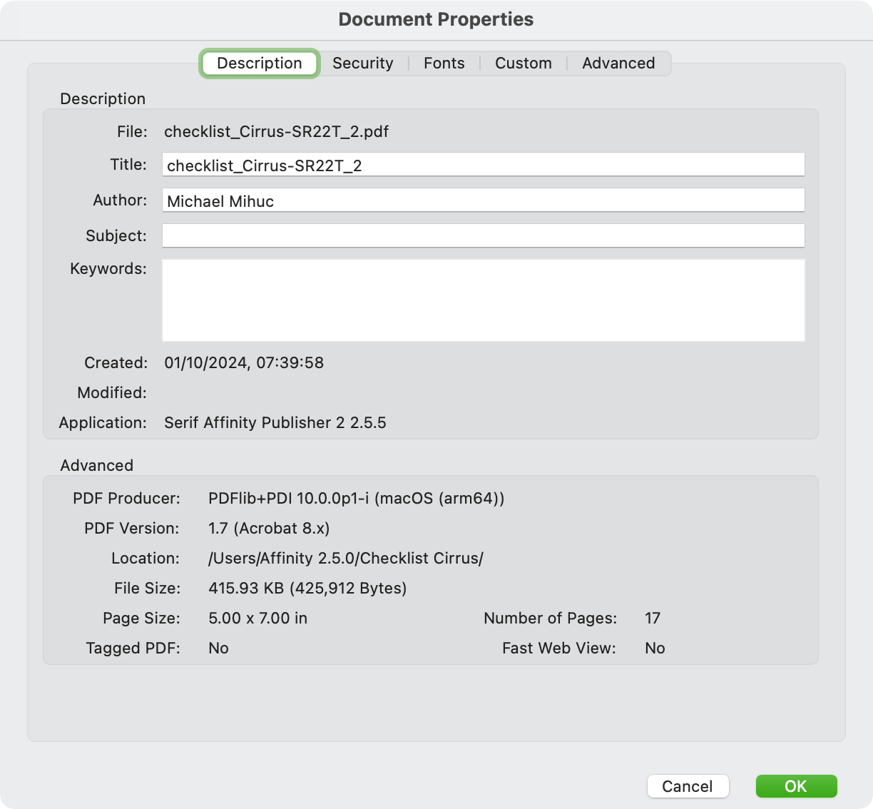 Publisher Document Export to PDF Incorrect Dimensions - Desktop Questions (macOS and Windows ...