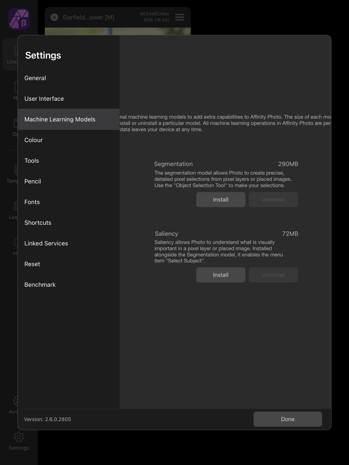 Machine Learning Object Selection Tool New Features And Improvements In 2 6 Beta Affinity