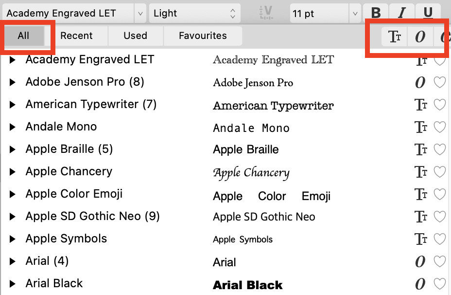 Unsupported font file types - Desktop Questions (macOS and Windows) - Affinity | Forum