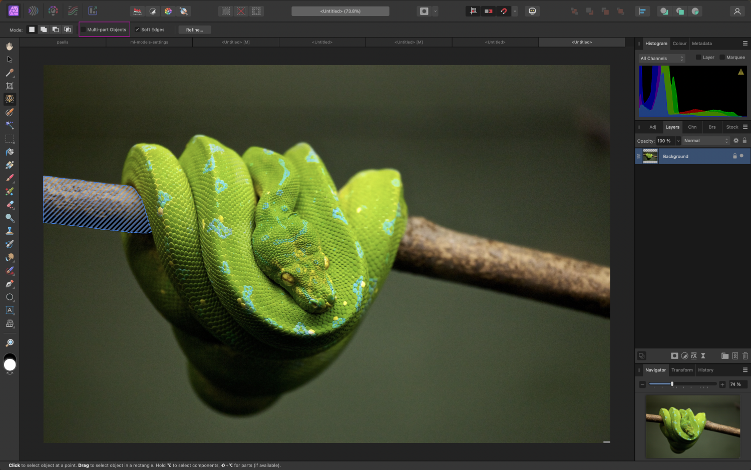 Machine Learning Object Selection Tool New Features And Improvements In 2 6 Beta Affinity