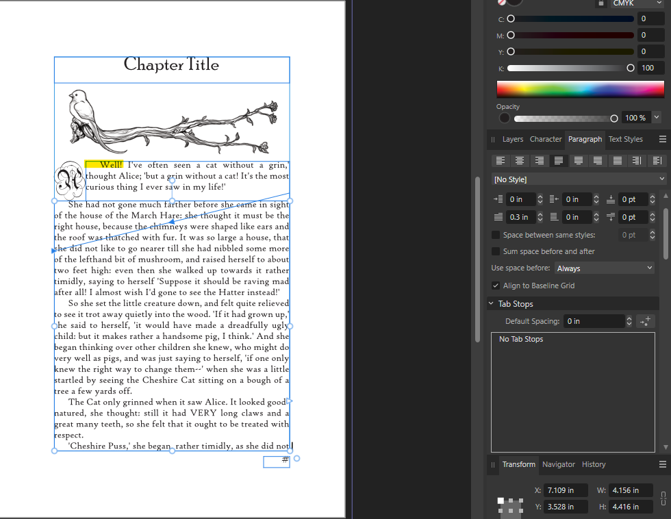 Text Indenting First Line Automatically Pre V2 Archive Of Affinity On Desktop Questions Macos