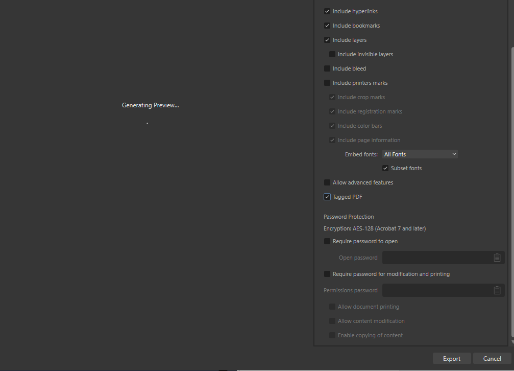 Export to PDF error - Desktop Questions (macOS and Windows) - Affinity ...