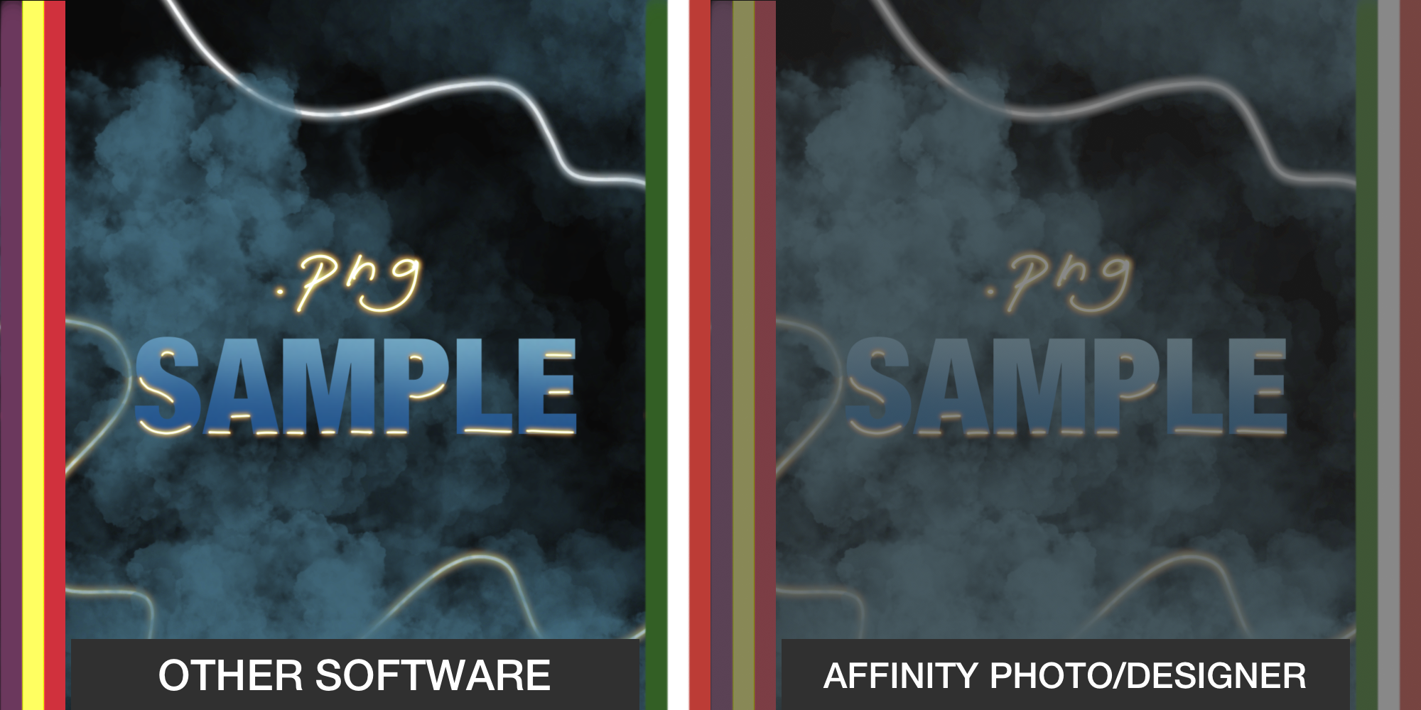 Affinity Photo reads certain PNG files incorrectly, resulting in washed ...