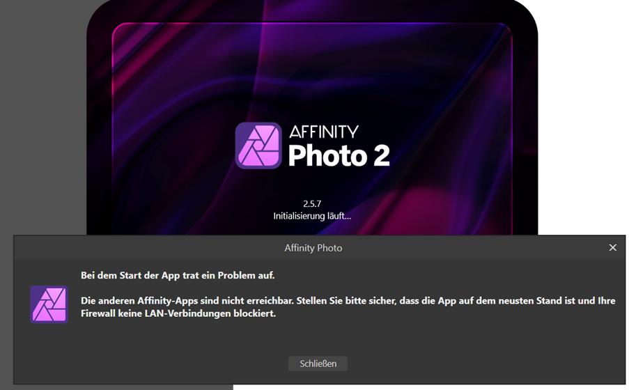 Unable to launch Affinity Photo2 / Affinity Designer 2 on Windows 11 - V2 Bugs found on Windows ...