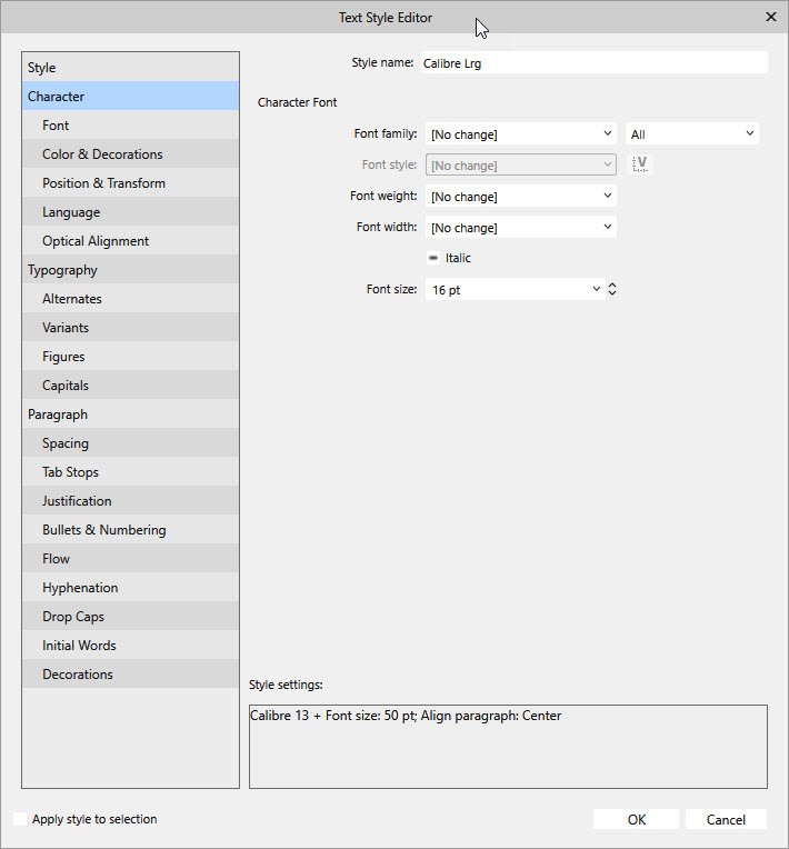 How to set Align text box in Text Style Editor - Publisher v2.5.7 Windows Desktop - Desktop ...