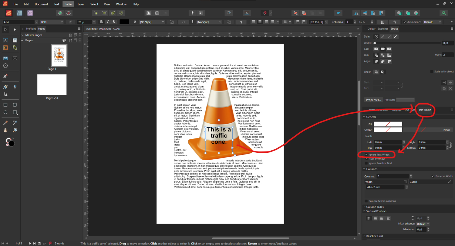 Placing Text Boxes In Images With Text Wrap Desktop Questions Macos And Windows Affinity