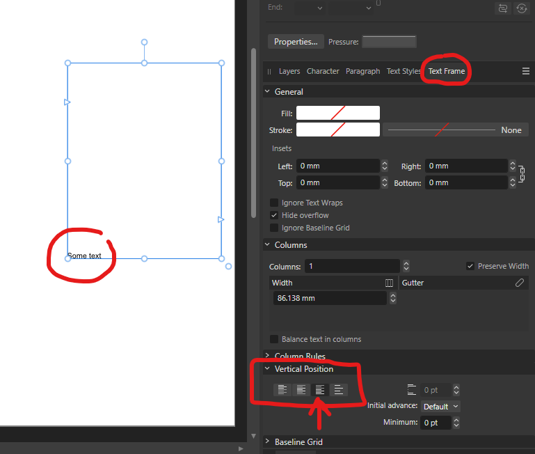 Text Box Cursor Positioning - Affinity on Desktop Questions (macOS and ...