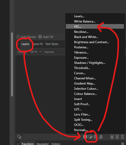 How to add HSL layer to change PNG color? - Desktop Questions (macOS and Windows) - Affinity | Forum
